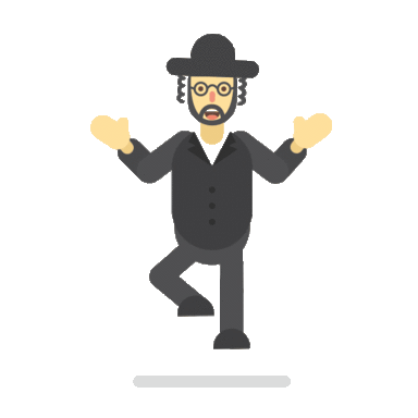Rabbi Animated Gif